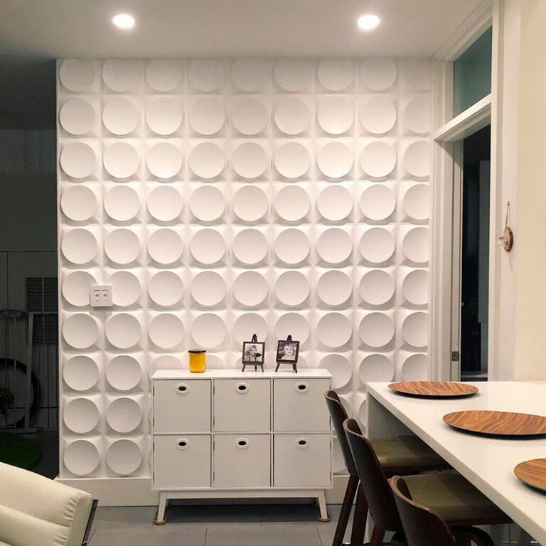 Panel Decorativo 3D Blanco