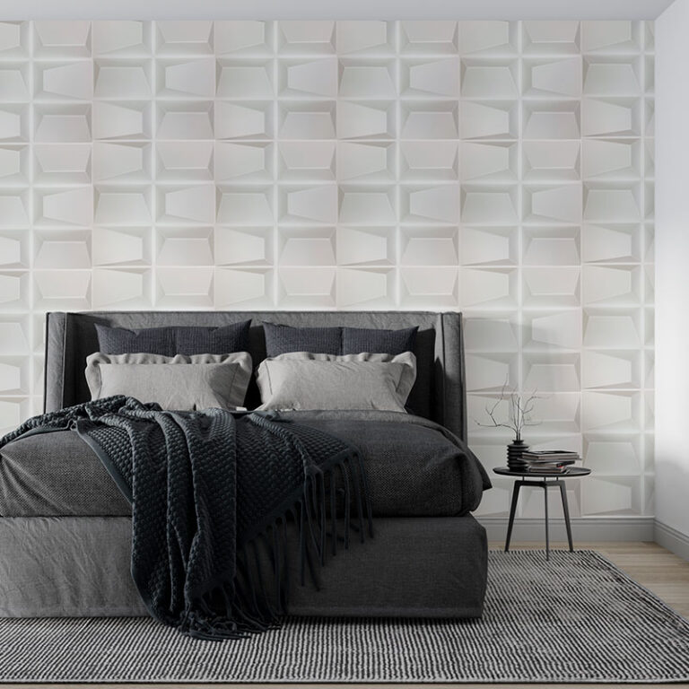 Panel Decorativo 3D Blanco